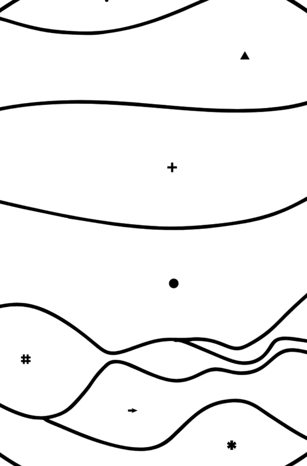 Dibujo de Neptuno para colorear ♥ Imprime y Colorea en Línea