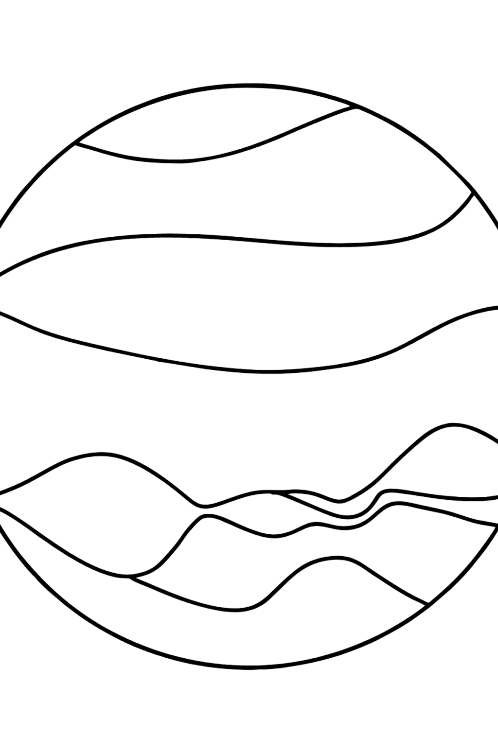 Dibujo de Neptuno para colorear ♥ Imprime y Colorea en Línea