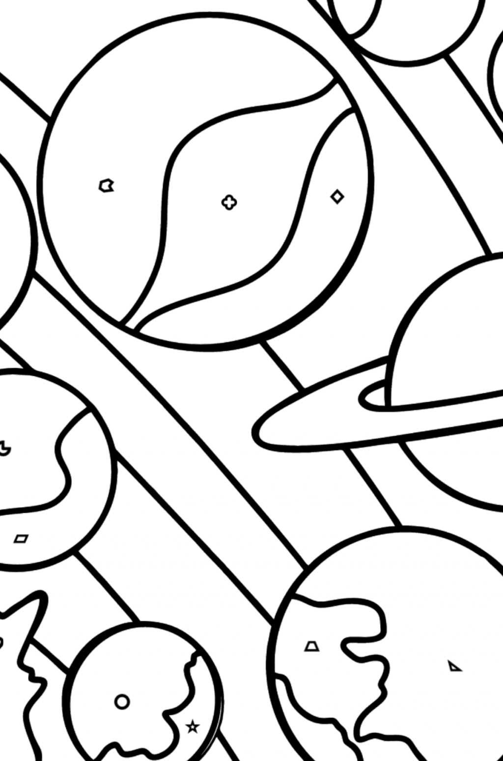 Solar System coloring page ♥ Online or Printable for Free!