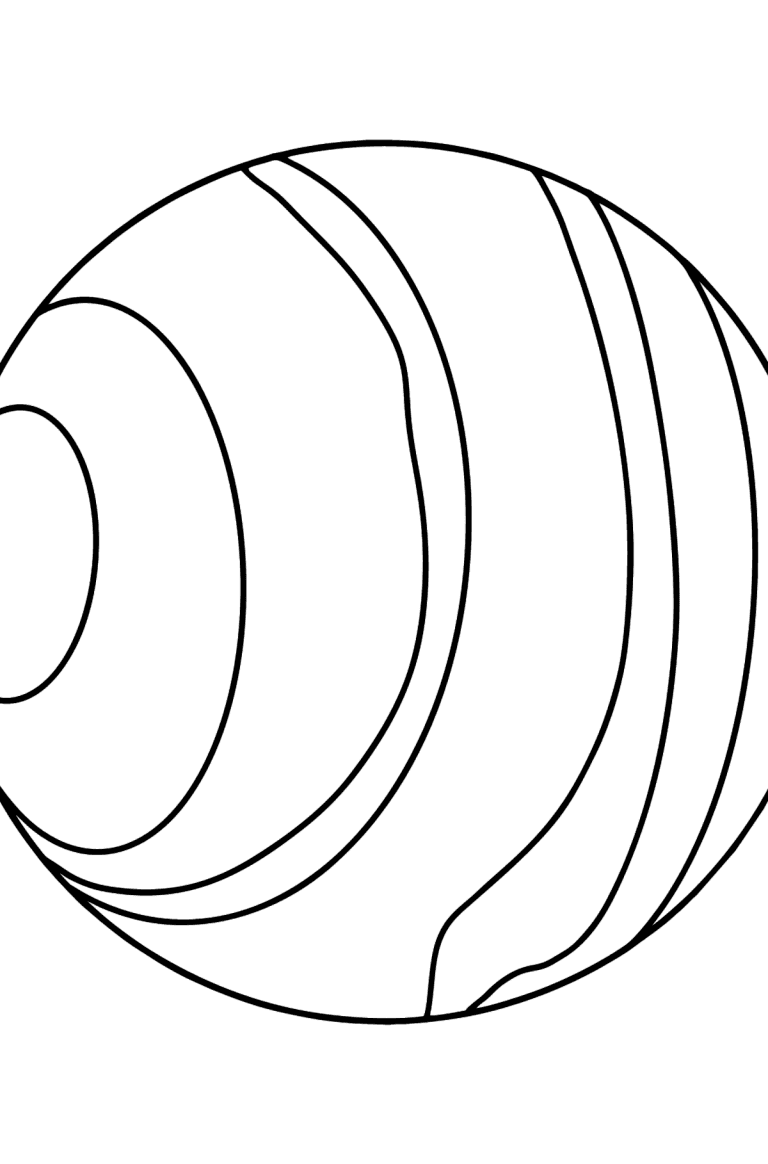 Dibujo de Urano para colorear ♥ Imprime y Colorea en Línea