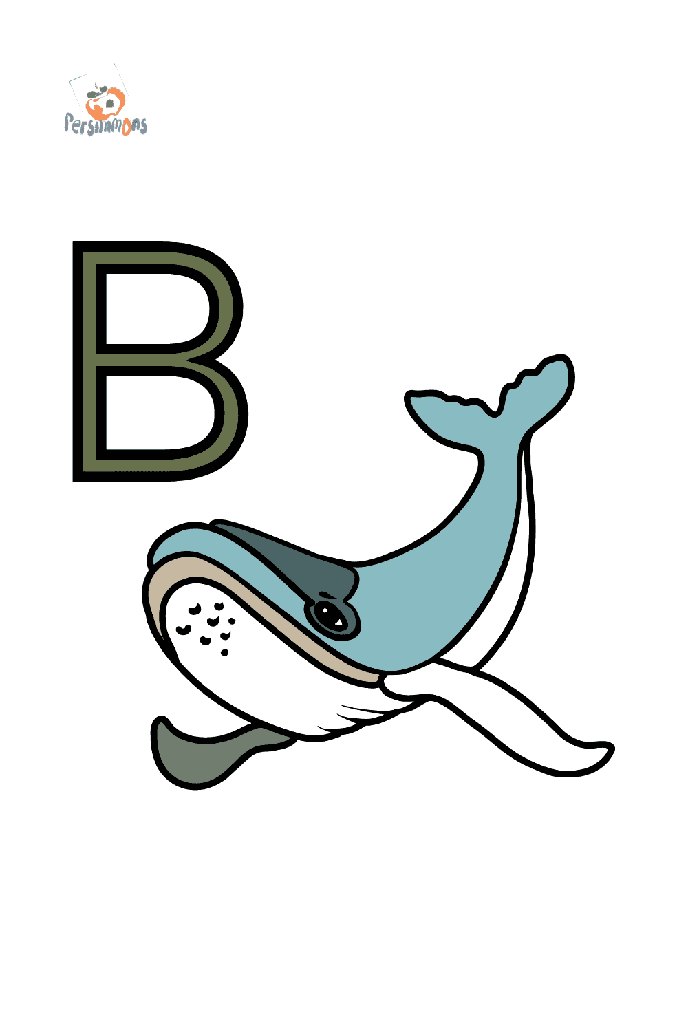 Dibujo de Letra B Español para colorear ♥ Imprime y en Línea Gratis