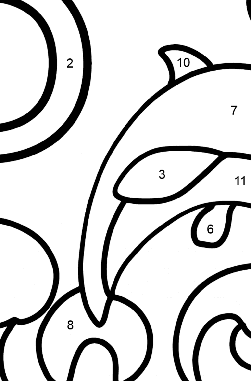 Dibujo de Letra D Español para colorear ♥ Imprime y en Línea Gratis