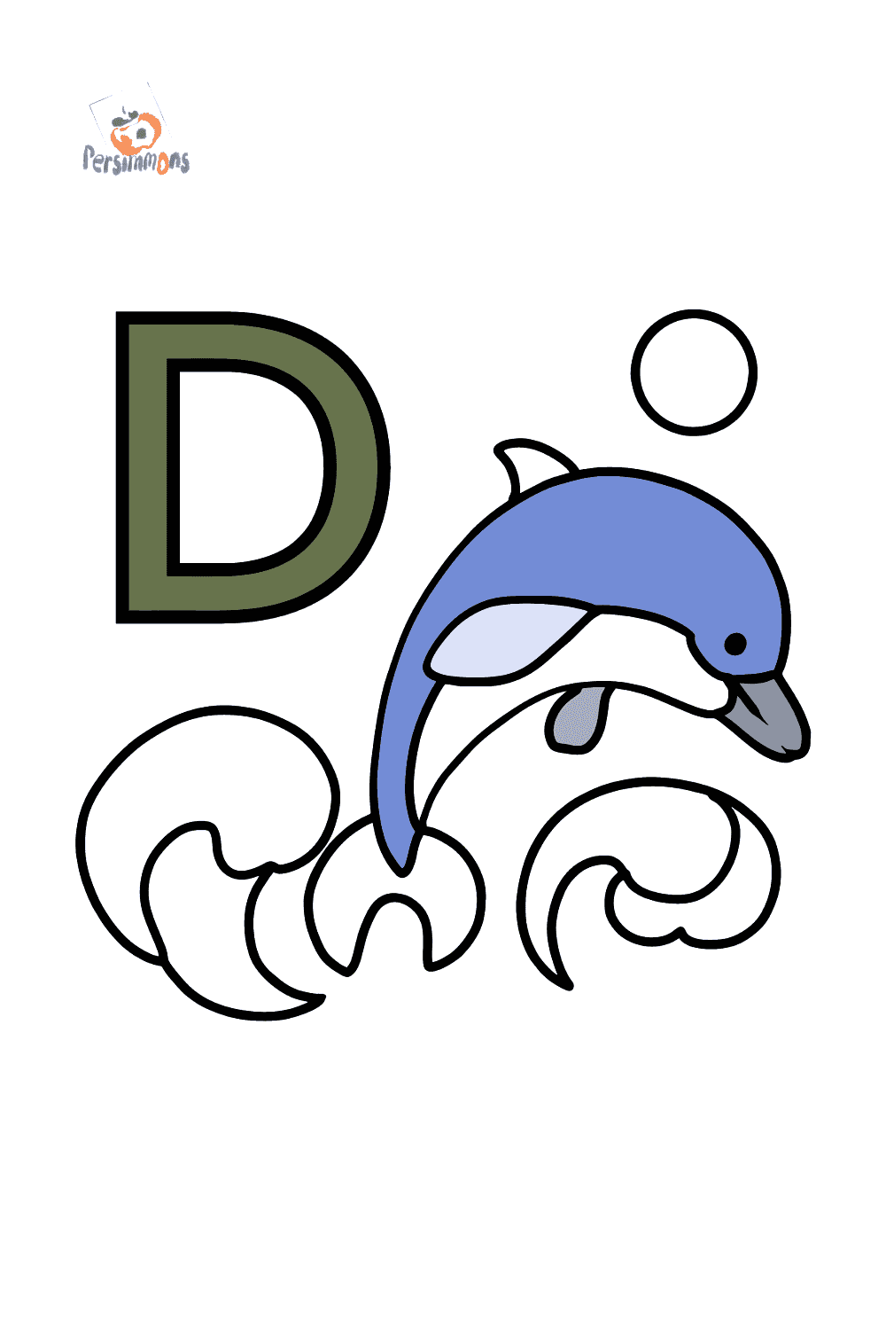 Dibujo de Letra D Español para colorear ♥ Imprime y en Línea Gratis