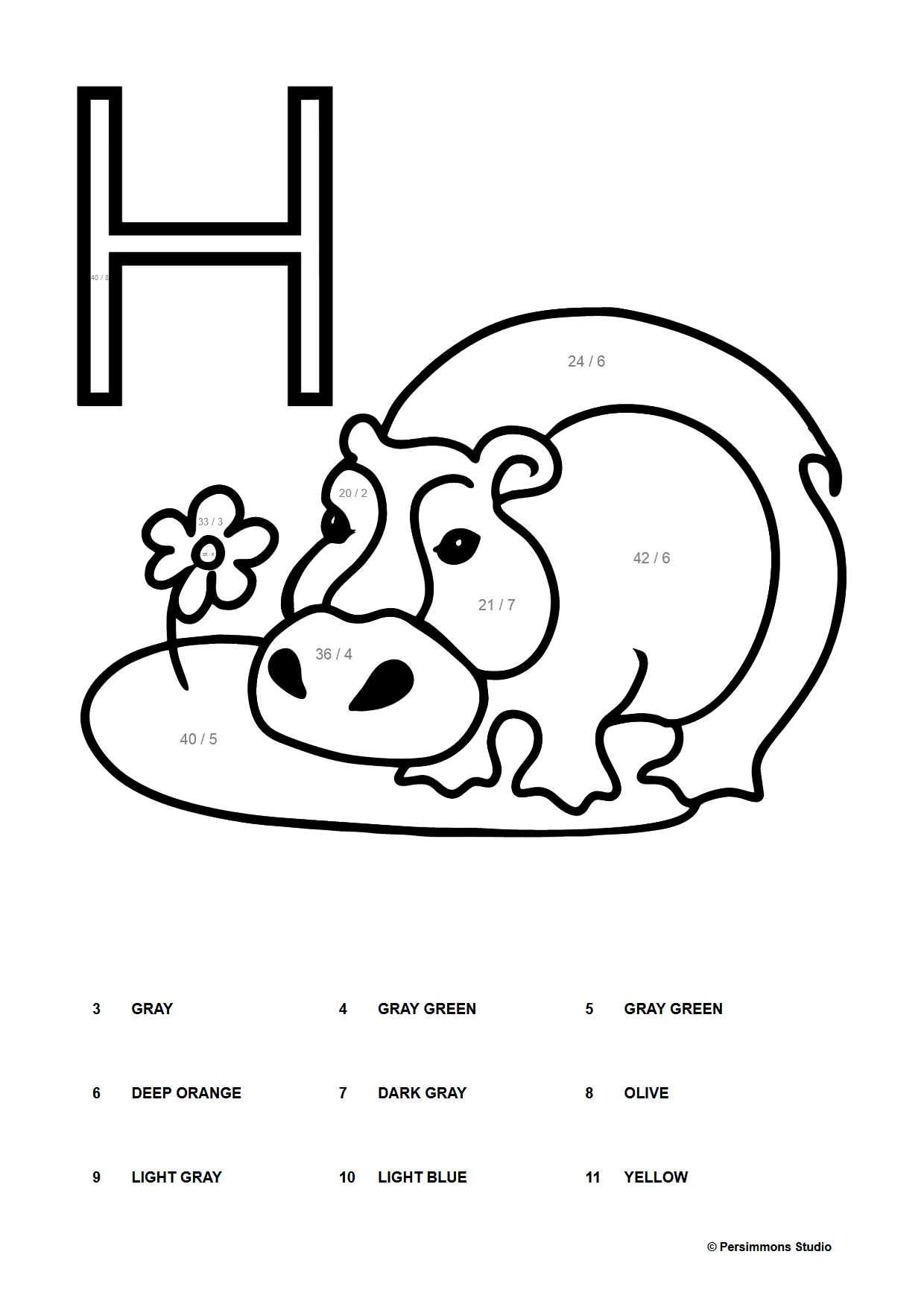 Spanish Letter H coloring pages ♥ Print and Online Free!