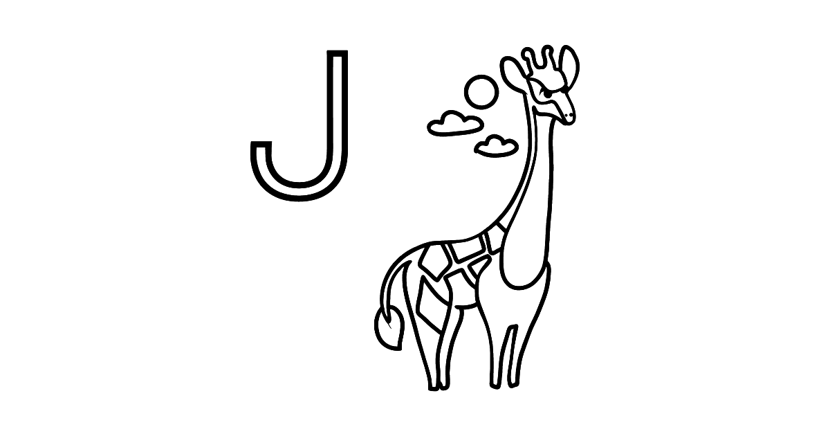 Spanish Letter J coloring pages ♥ Print and Online Free!