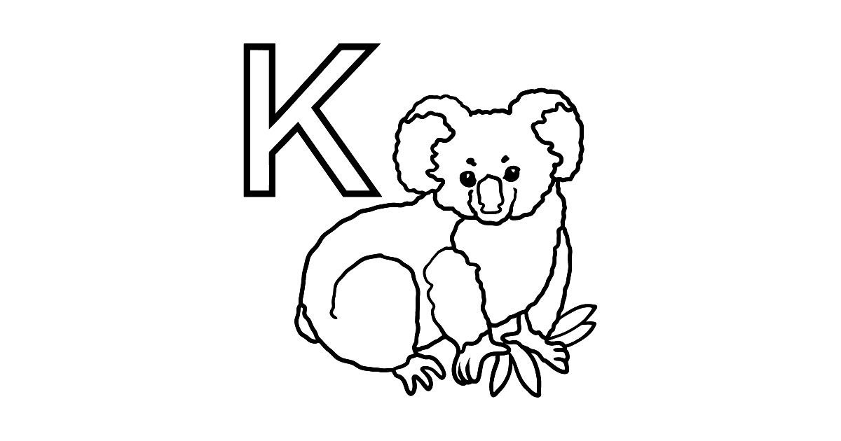 Spanish Letter K coloring pages ♥ Print and Online Free!