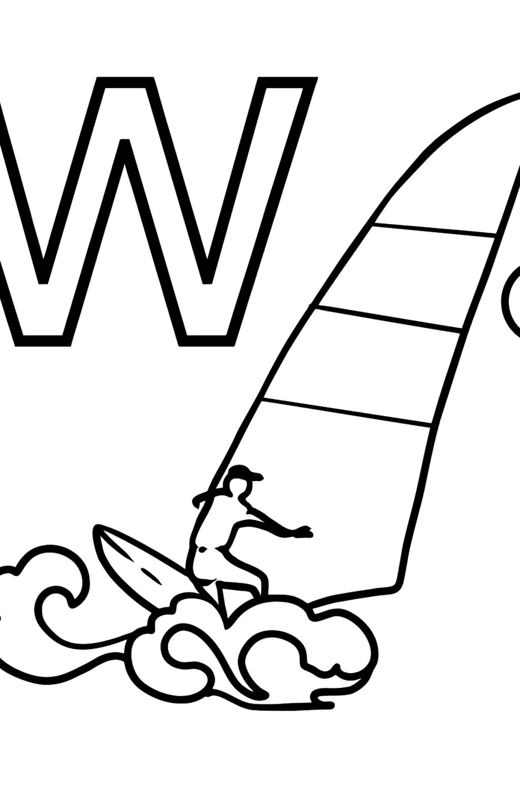 Dibujos de Letra Español para colorear - Imprime y Colorea en Línea