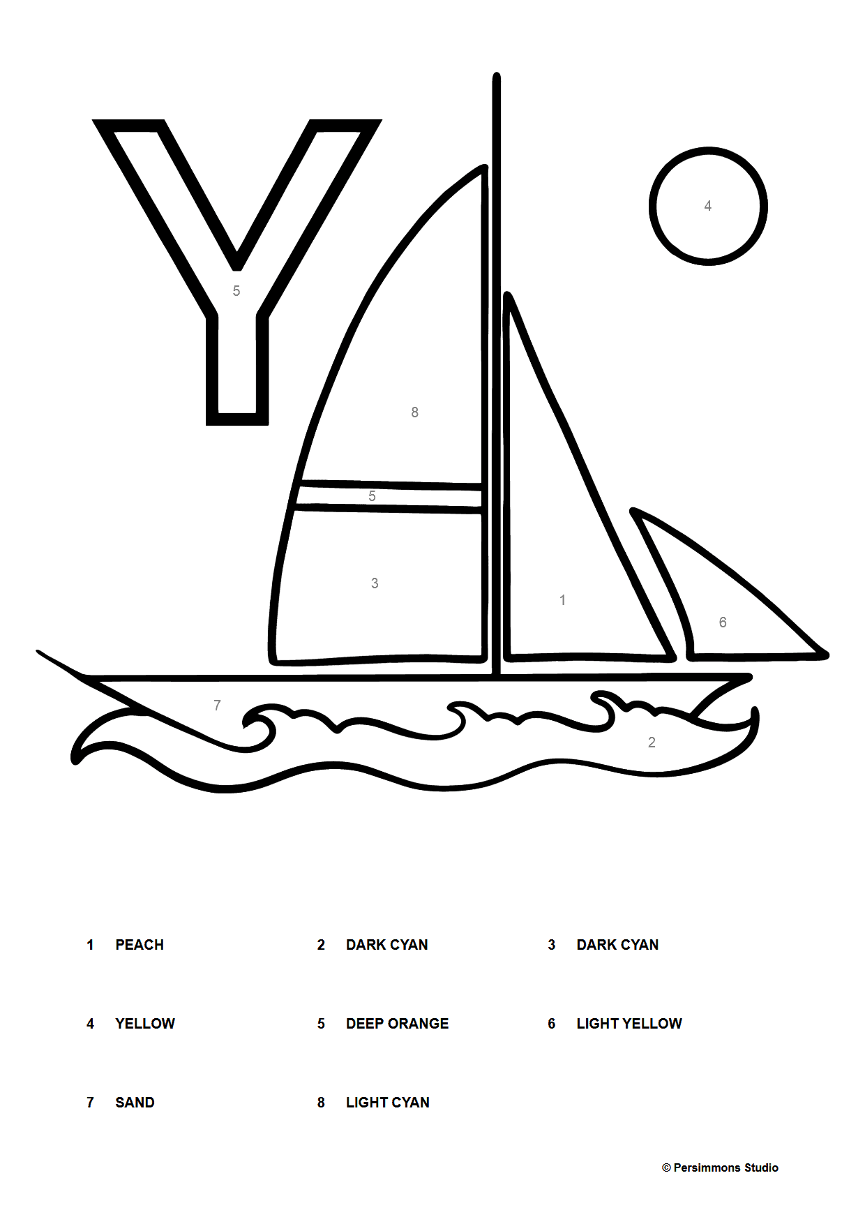 Spanish Letter Y coloring pages ♥ Print and Online Free!