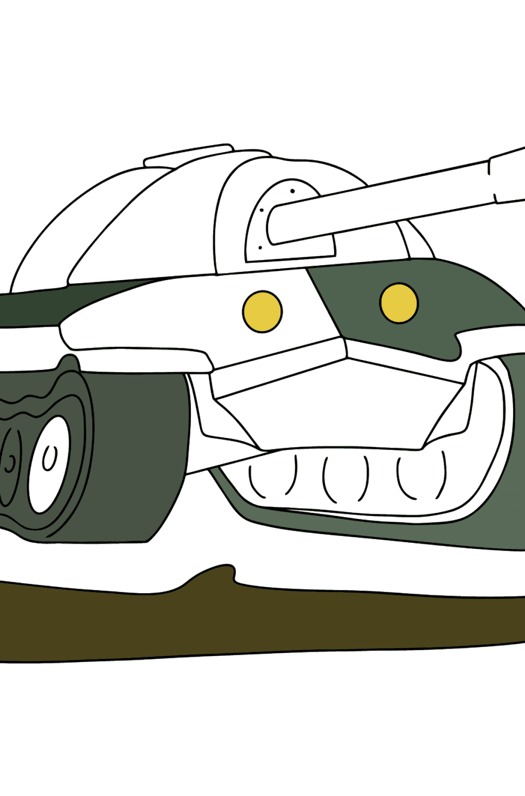 Tank KV 44 coloring page ♥ Free Online!
