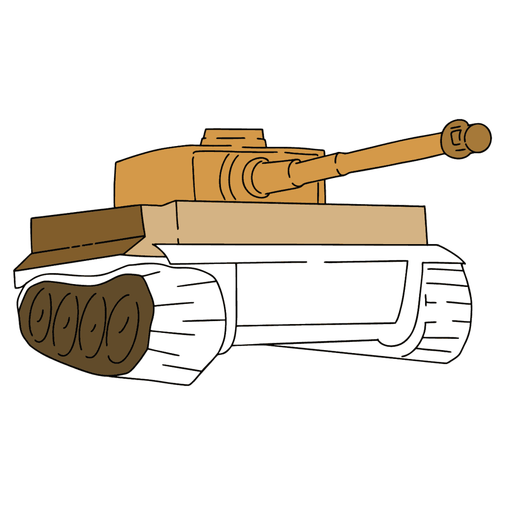 Desene de colorat tancuri ♥ Descărcați, imprimați, online!