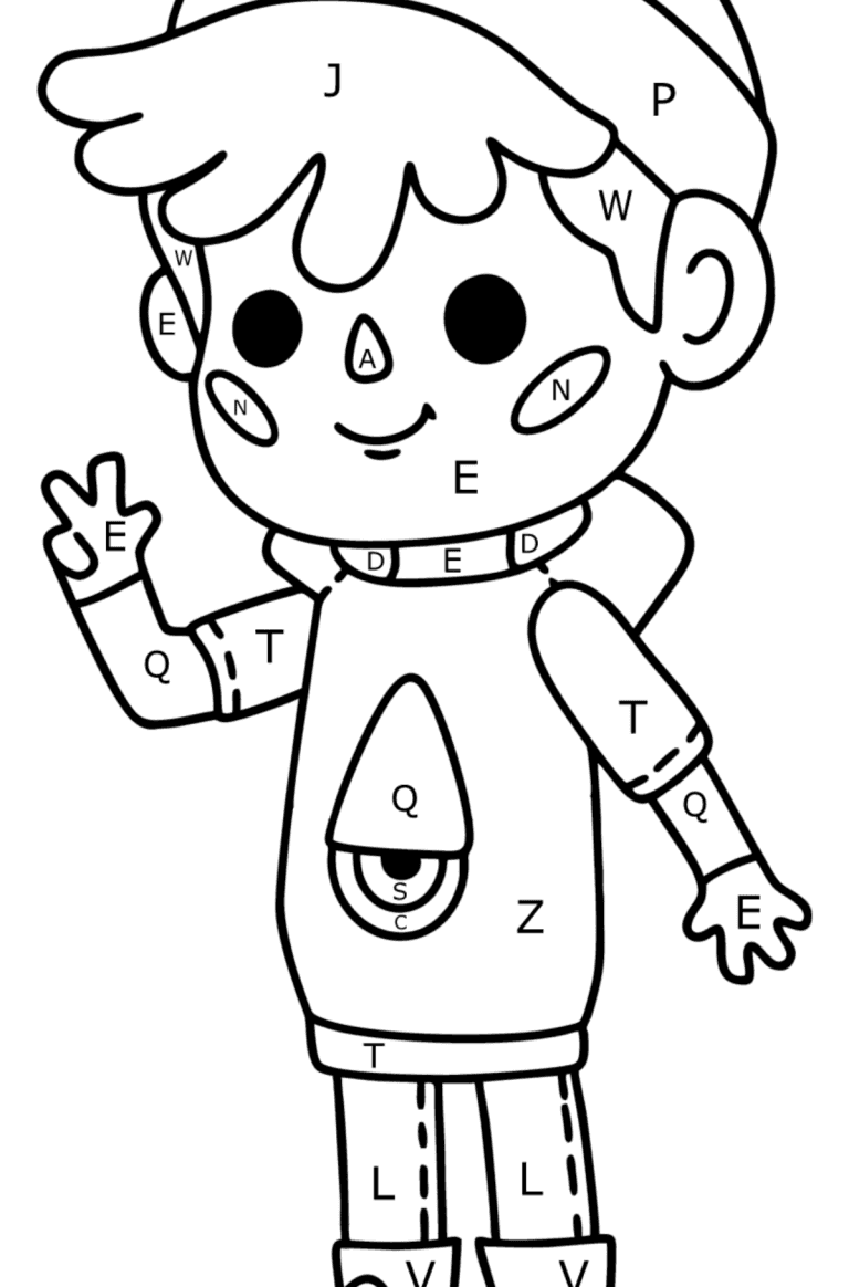 Toca Boca Leon coloring page | Coloring-for-Kids.com