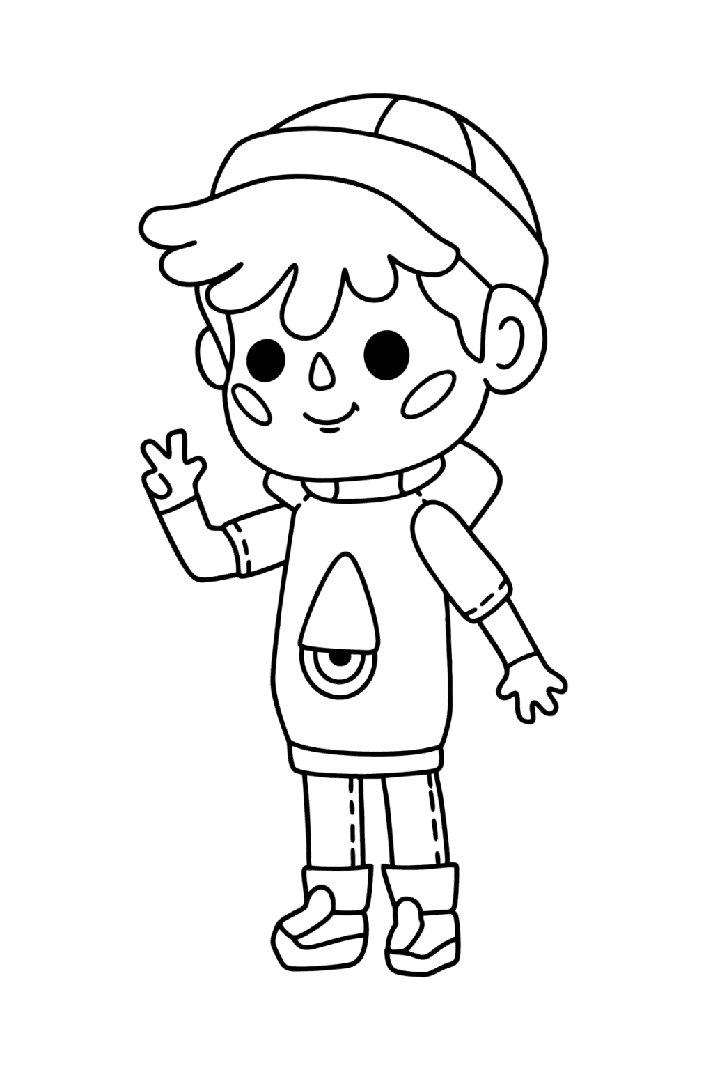 25+ Desene de colorat Toca Boca | Coloring-for-Kids.com