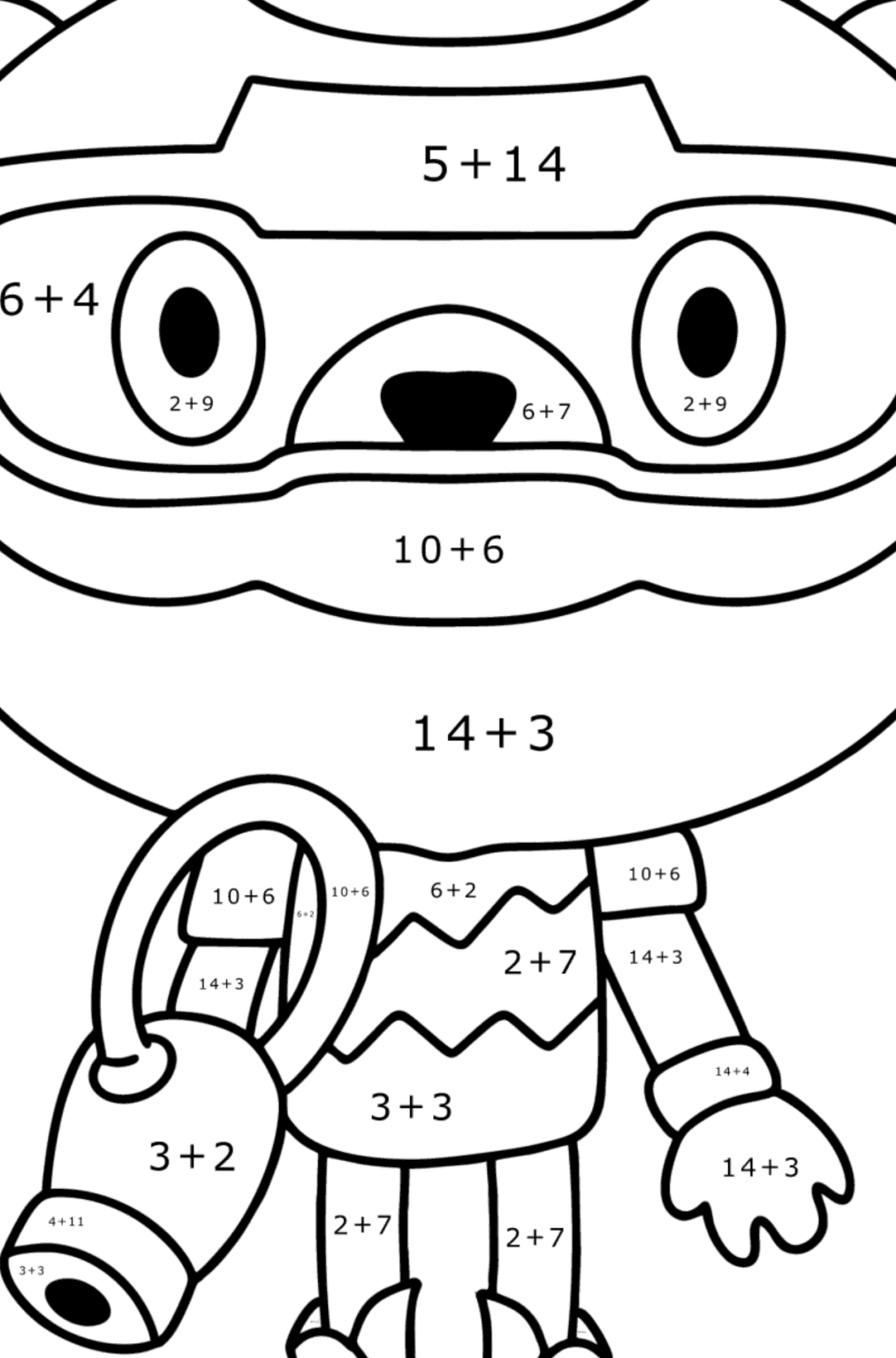 Toca Boca Character coloring page | Coloring-for-Kids.com