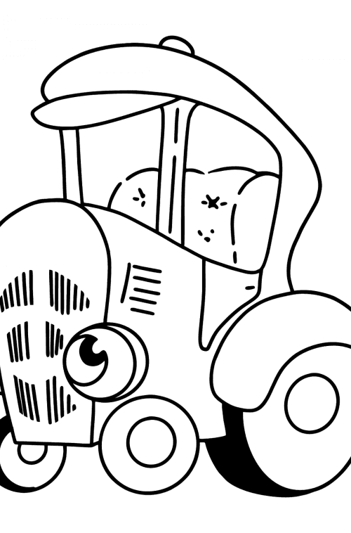 Desene de colorat tractoare ♥ Descărcați, imprimați, online!