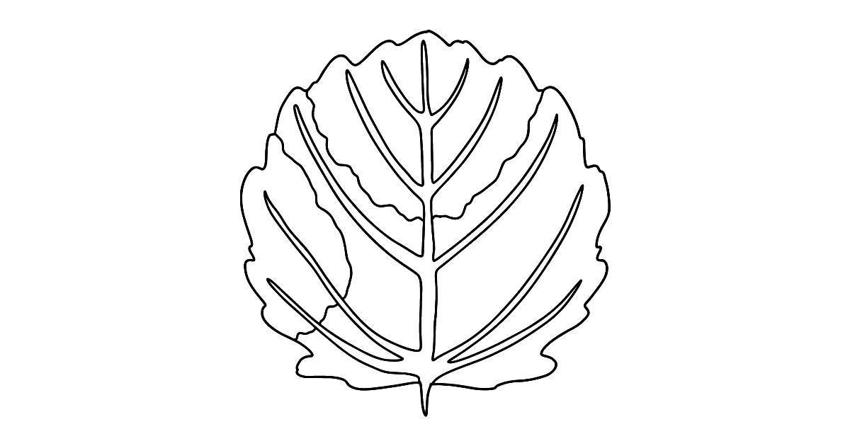 Mewarnai gambar pohon dan daun - Unduh, cetak, online!