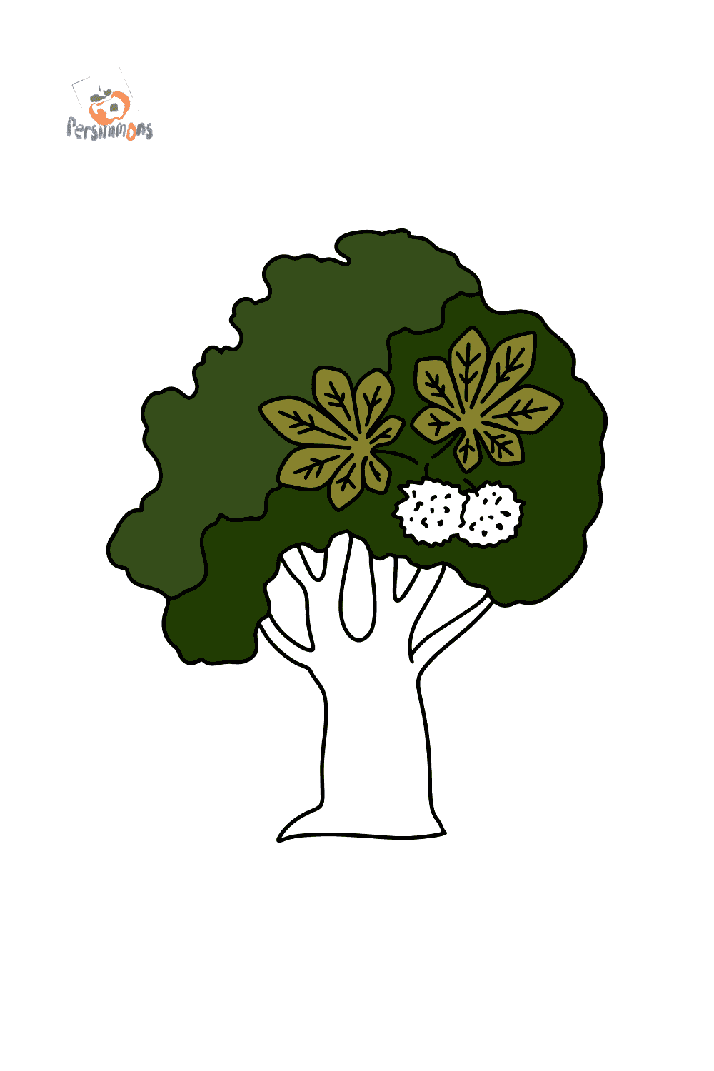 Chestnut coloring page ♥ Online and Print for Free!