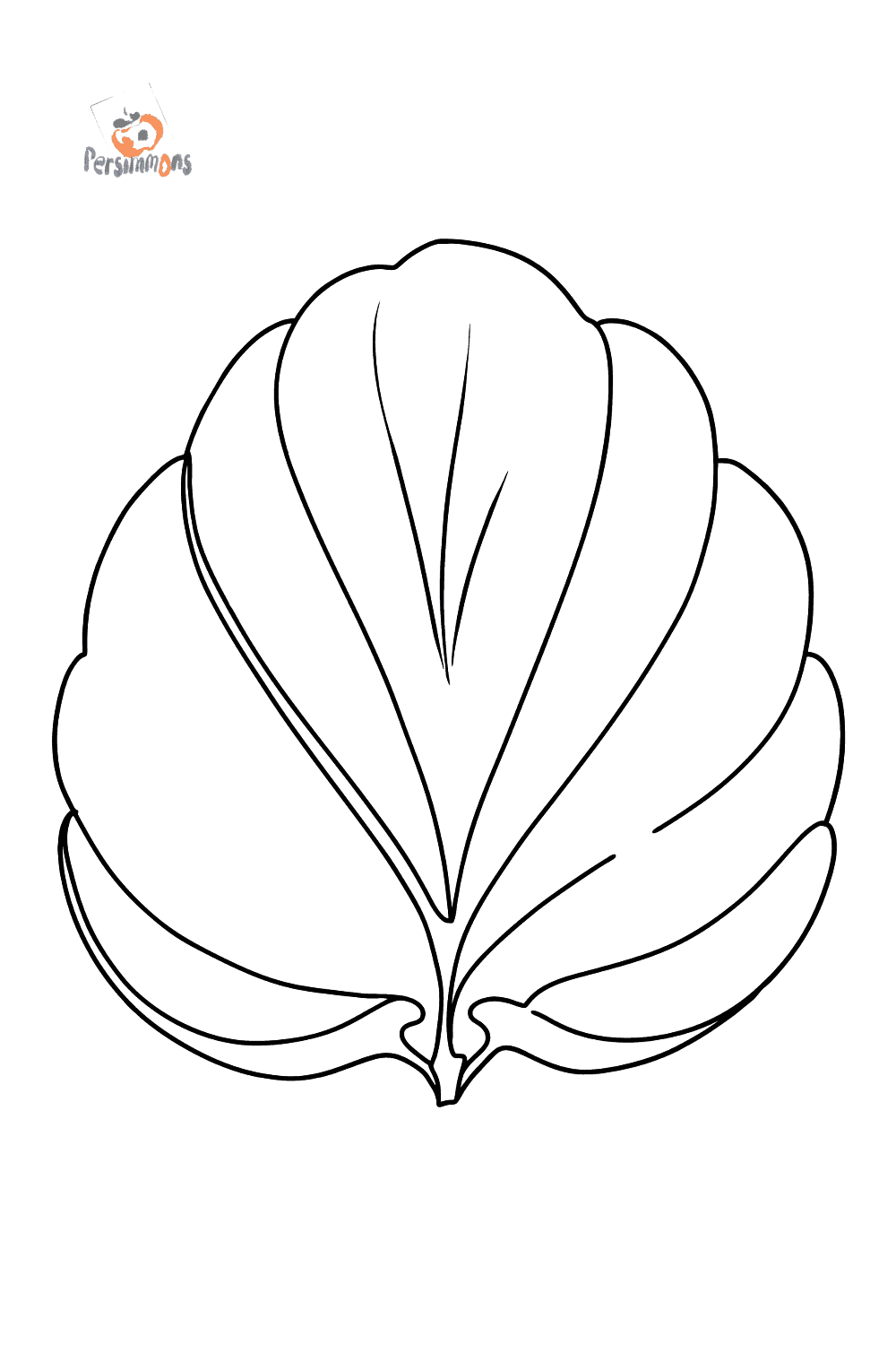 Hosta Leaf coloring page ♥ Online and Print for Free!