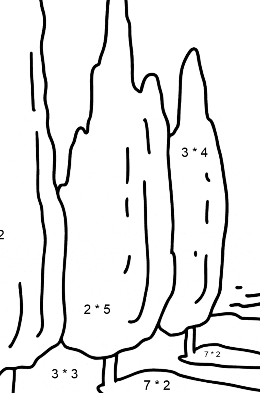 Poplar coloring page for kids ♥ Online and Print for Free!