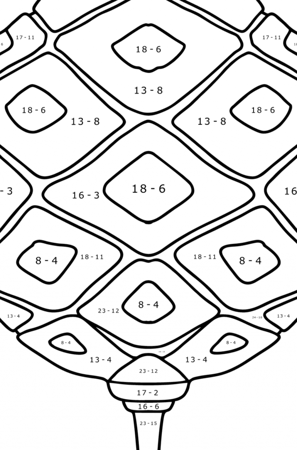 Sequoia Pinecone coloring page ♥ Online and Print for Free!