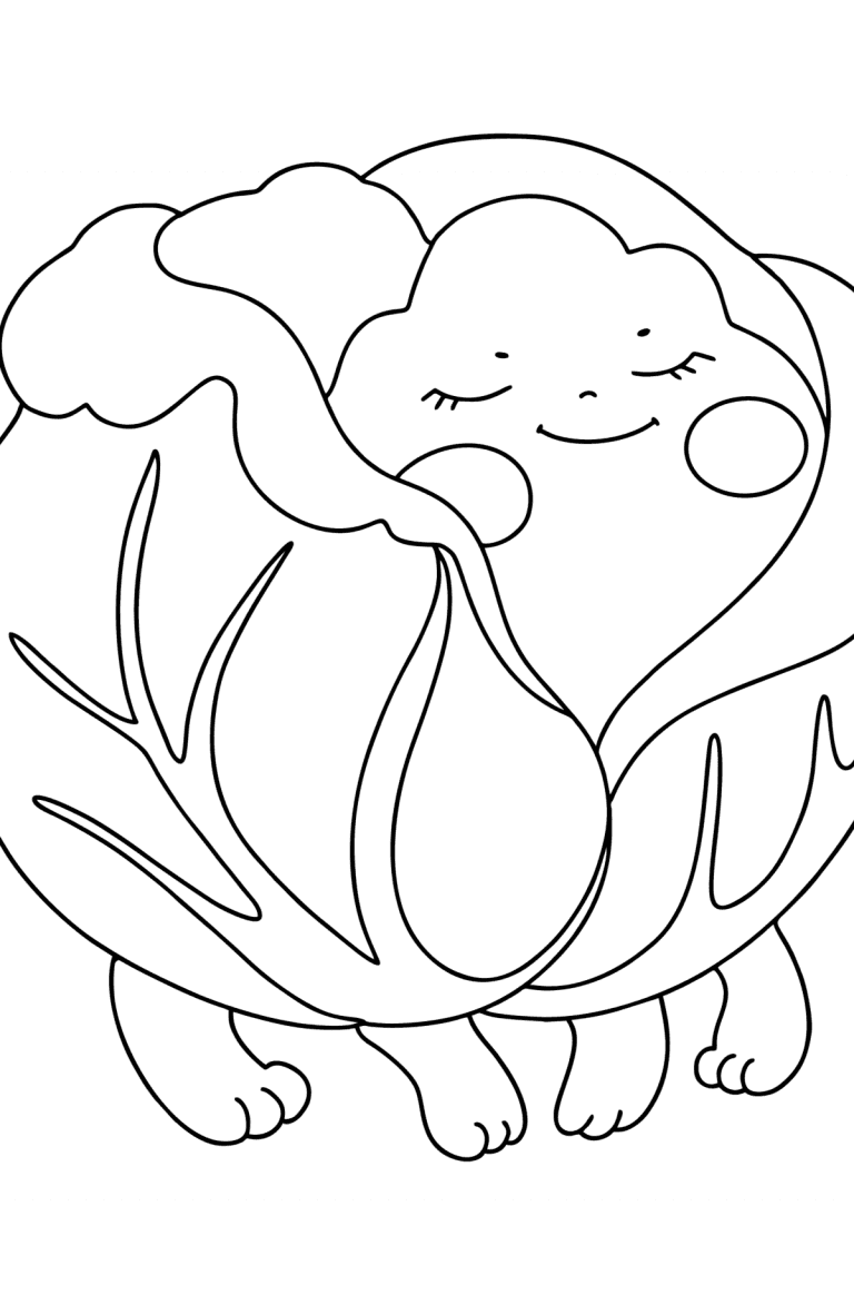 Coloriage Chou aux yeux pour les enfants ♥ En ligne ou imprimer