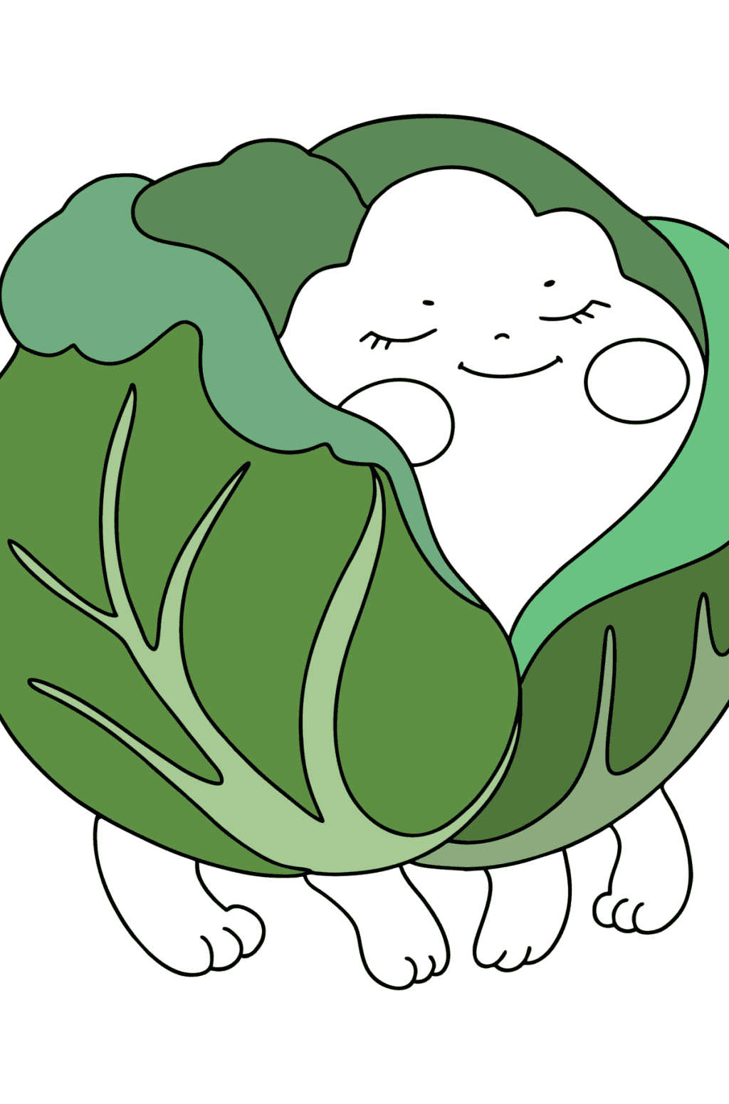 Mewarnai gambar timun Jepang - Online dan Cetak Gratis!