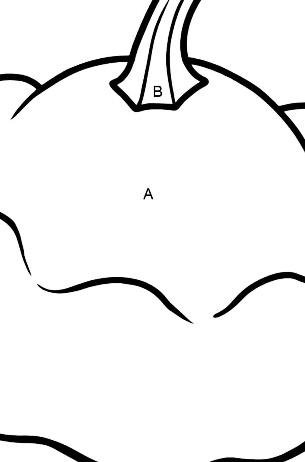 Patisson coloring page ♥ Online and Printable for Free!