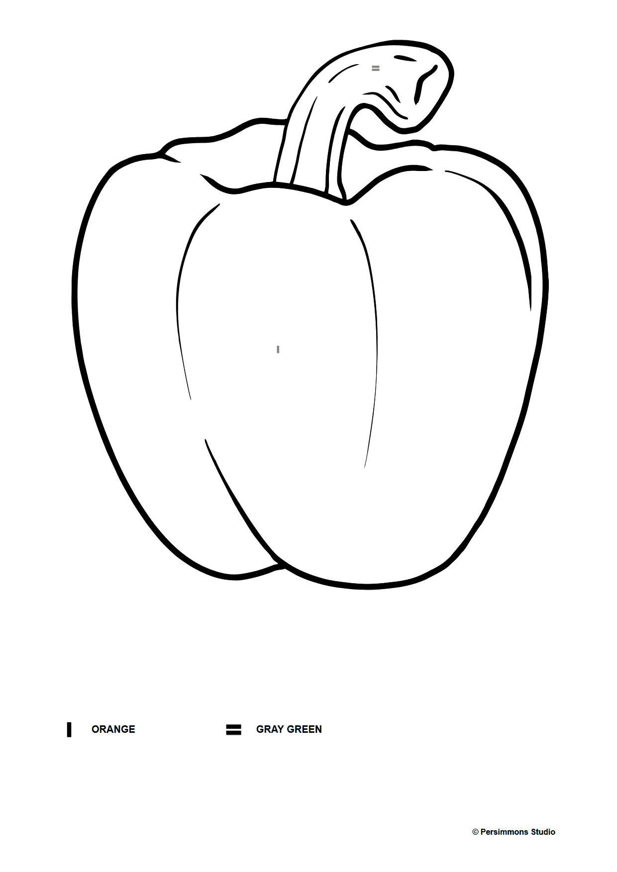 Pepper coloring page ♥ Print for Free!