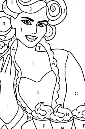 Sweet tooth girl сoloring page ♥ Online and Print for Free!