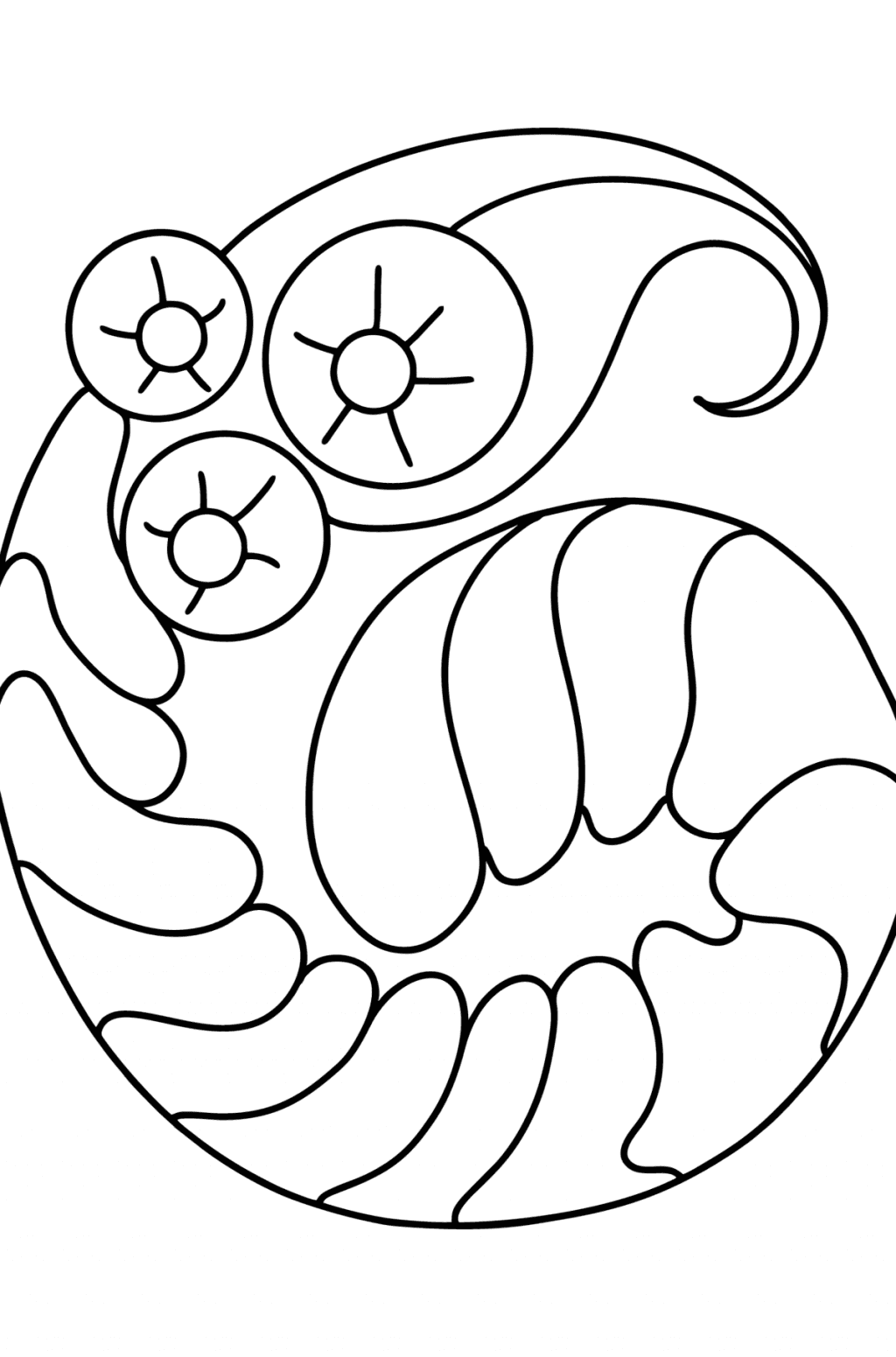 Dibujo de Arte abstracto para colorear - Imprime y en Línea