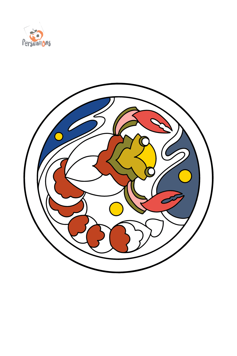 Desen de colorat zodia Scorpion pentru copii ♥ Online și Imprimați!