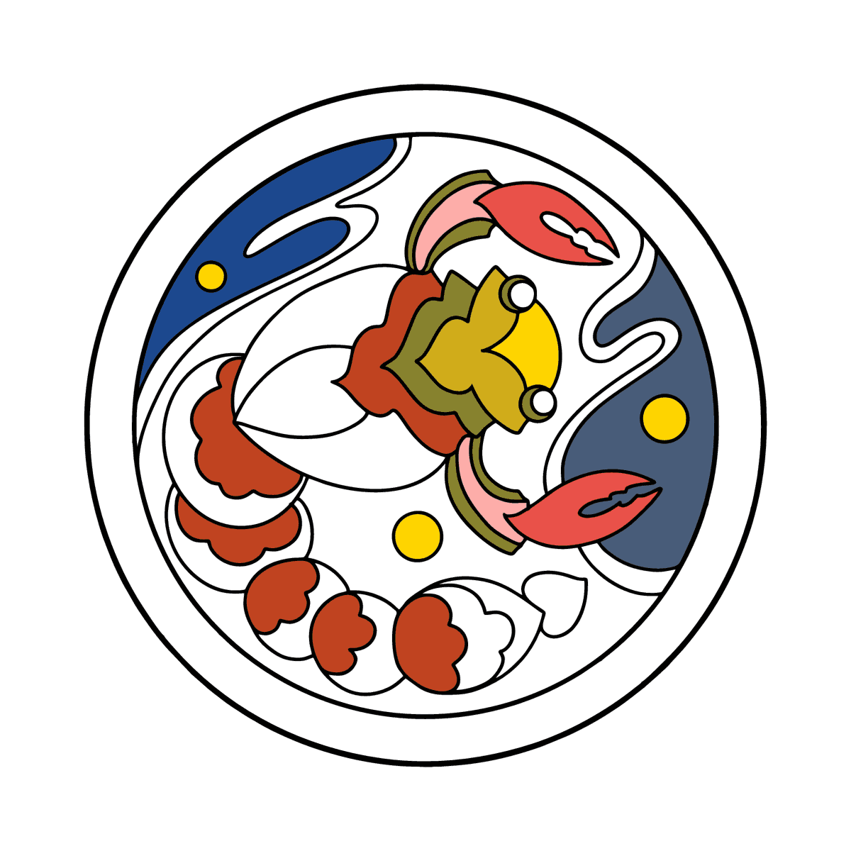 Desen de colorat zodia Scorpion pentru copii ♥ Online și Imprimați!