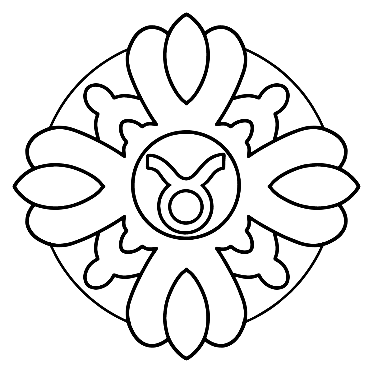 Coloring Page Zodiac Sign Taurus Online And Print For Free coloring-page-zodiac-sign-taurus-online-and-print-for-free